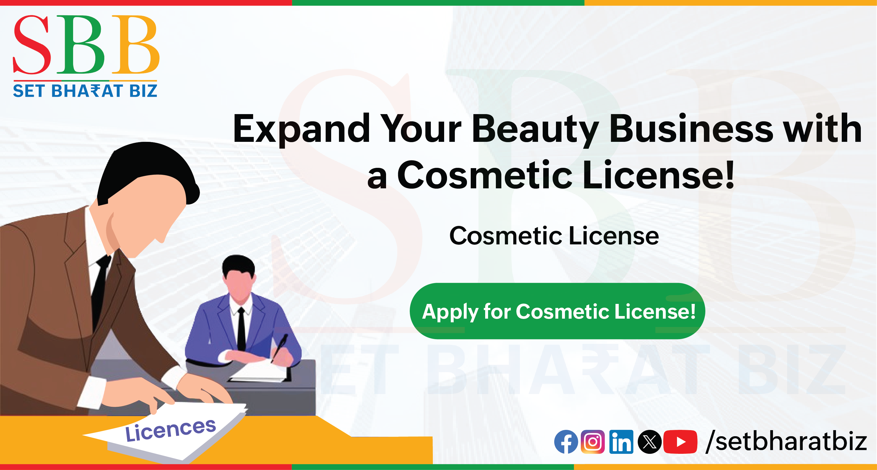 Cosmetic License | Set Bharat Biz